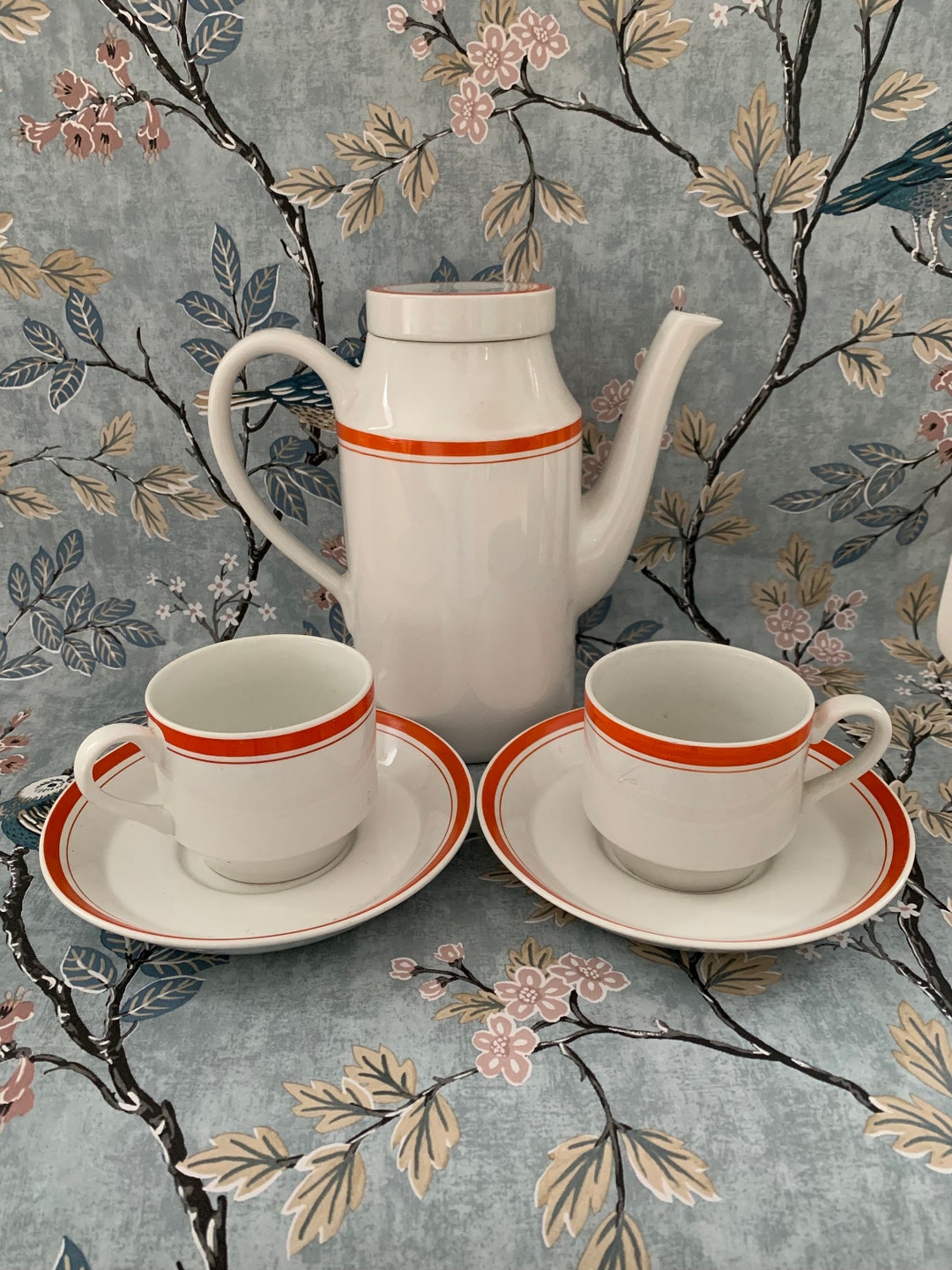 Vintage Midwinter Habitat Coffee Pot Cups and Saucers 1960s Retro - Etsy