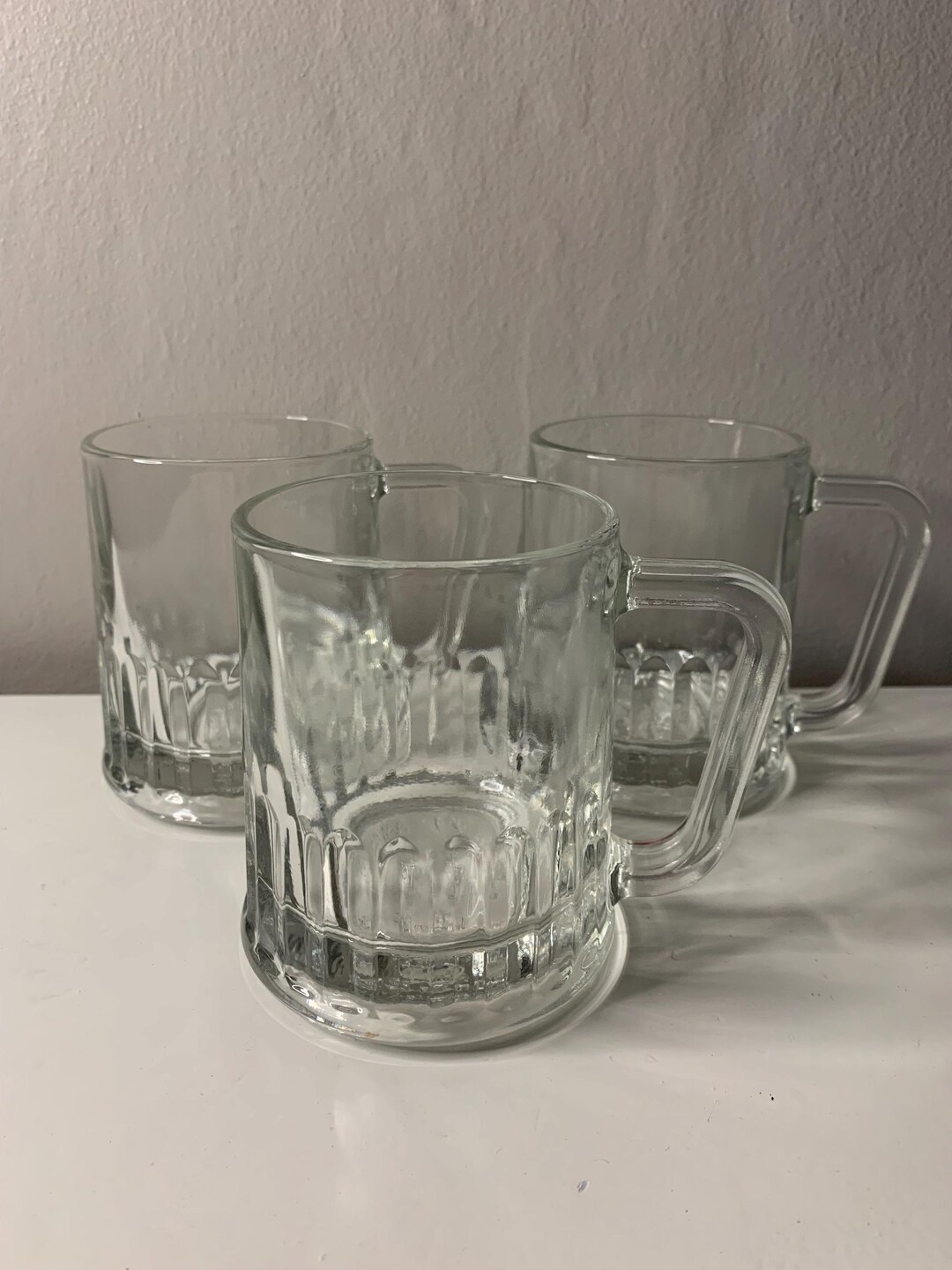3 Vintage Dema 1/2 Pint Beer Glasses Tankards 1970s Barware - Etsy