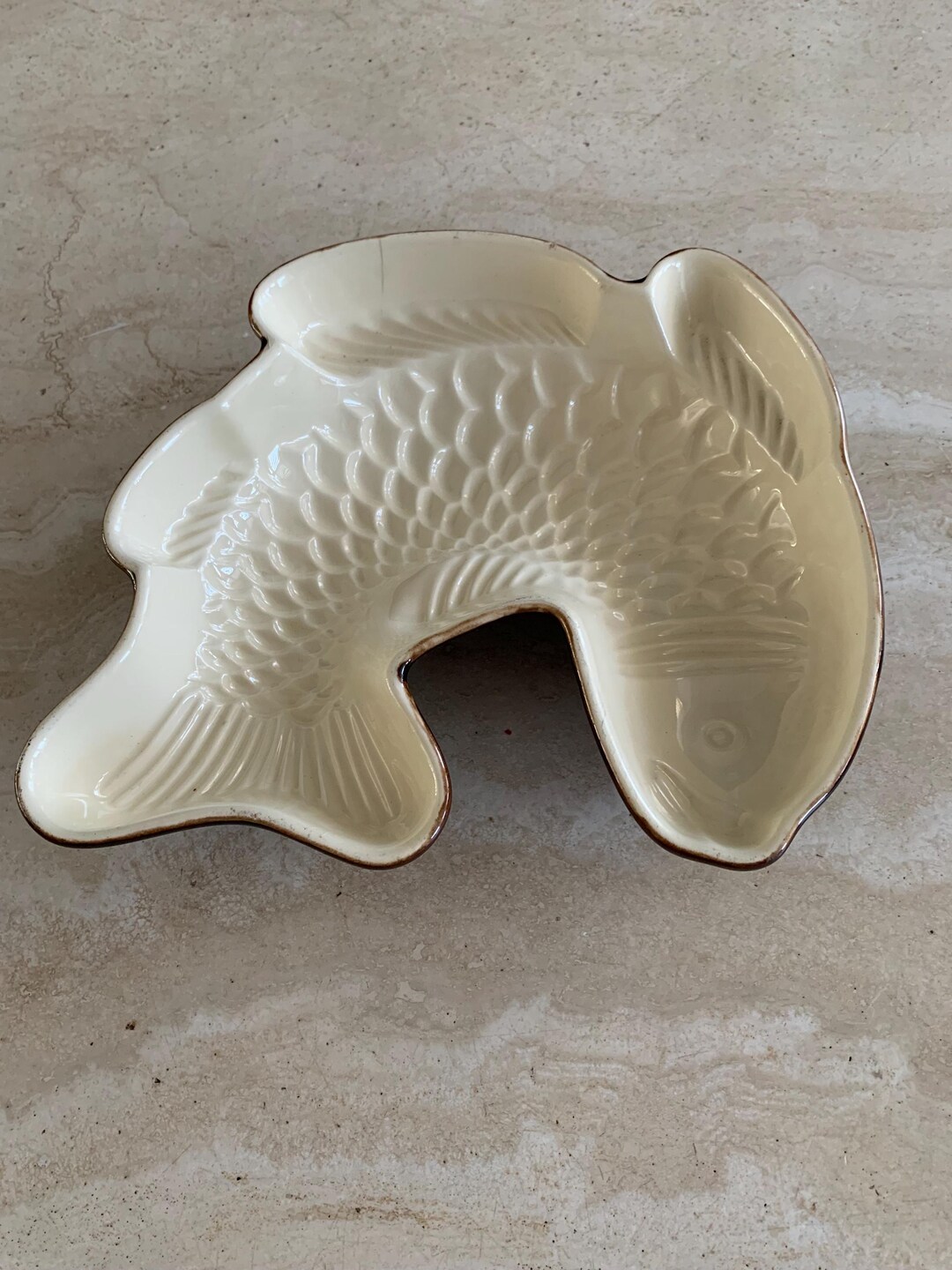 Vintage Ceramic Fish Shaped Jelly Cake Mould 1930s Wall Decor - Etsy