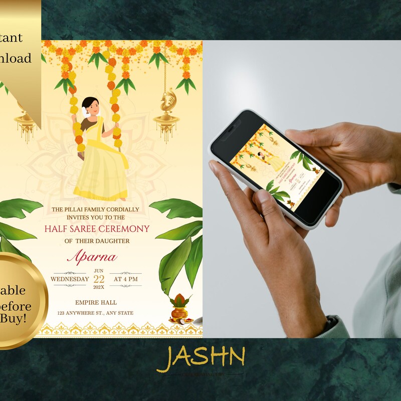 Puberty Ceremony Invitation - Etsy