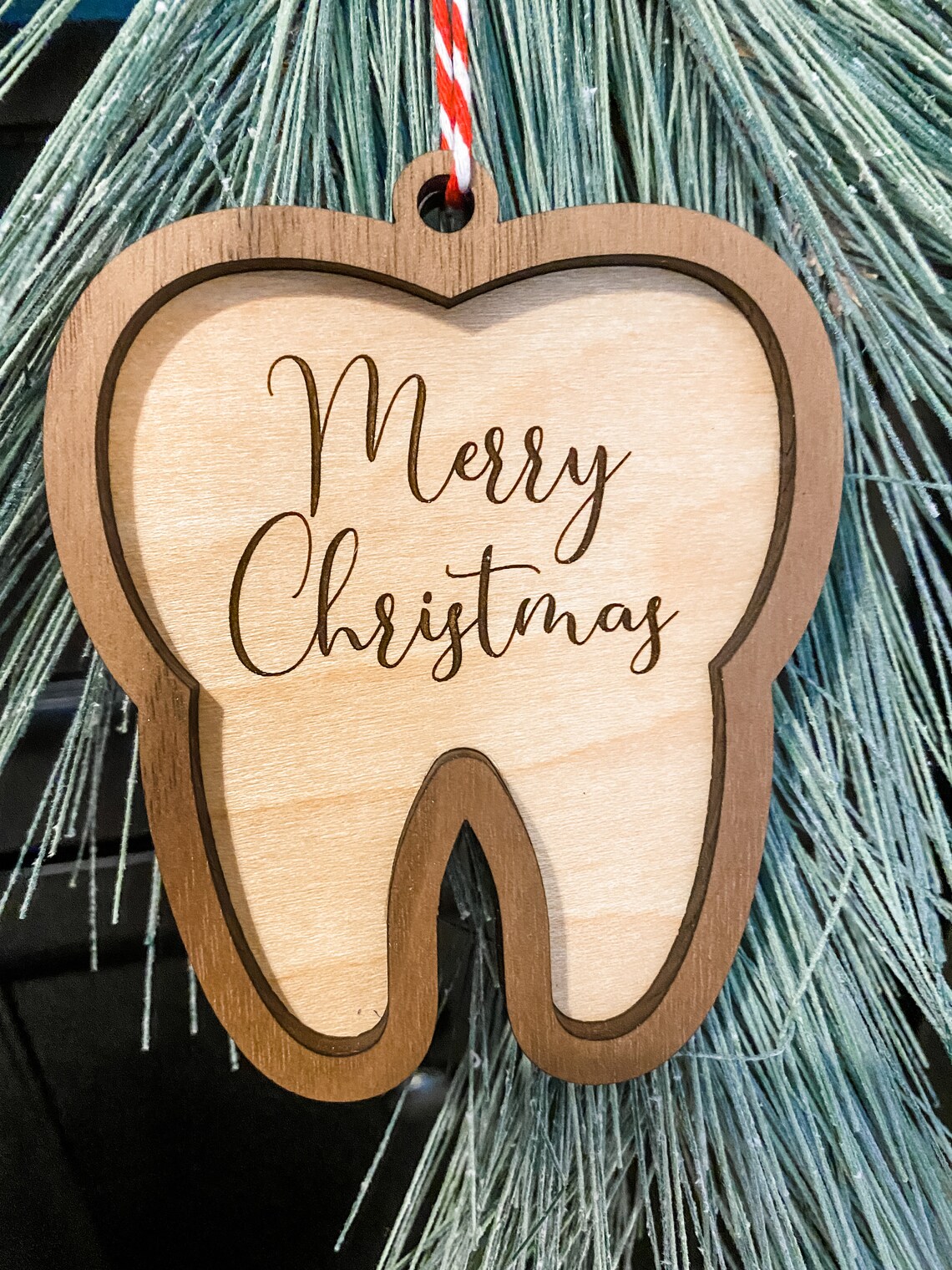 Tooth Merry Christmas Ornament DIGITAL FILE SVG | Etsy
