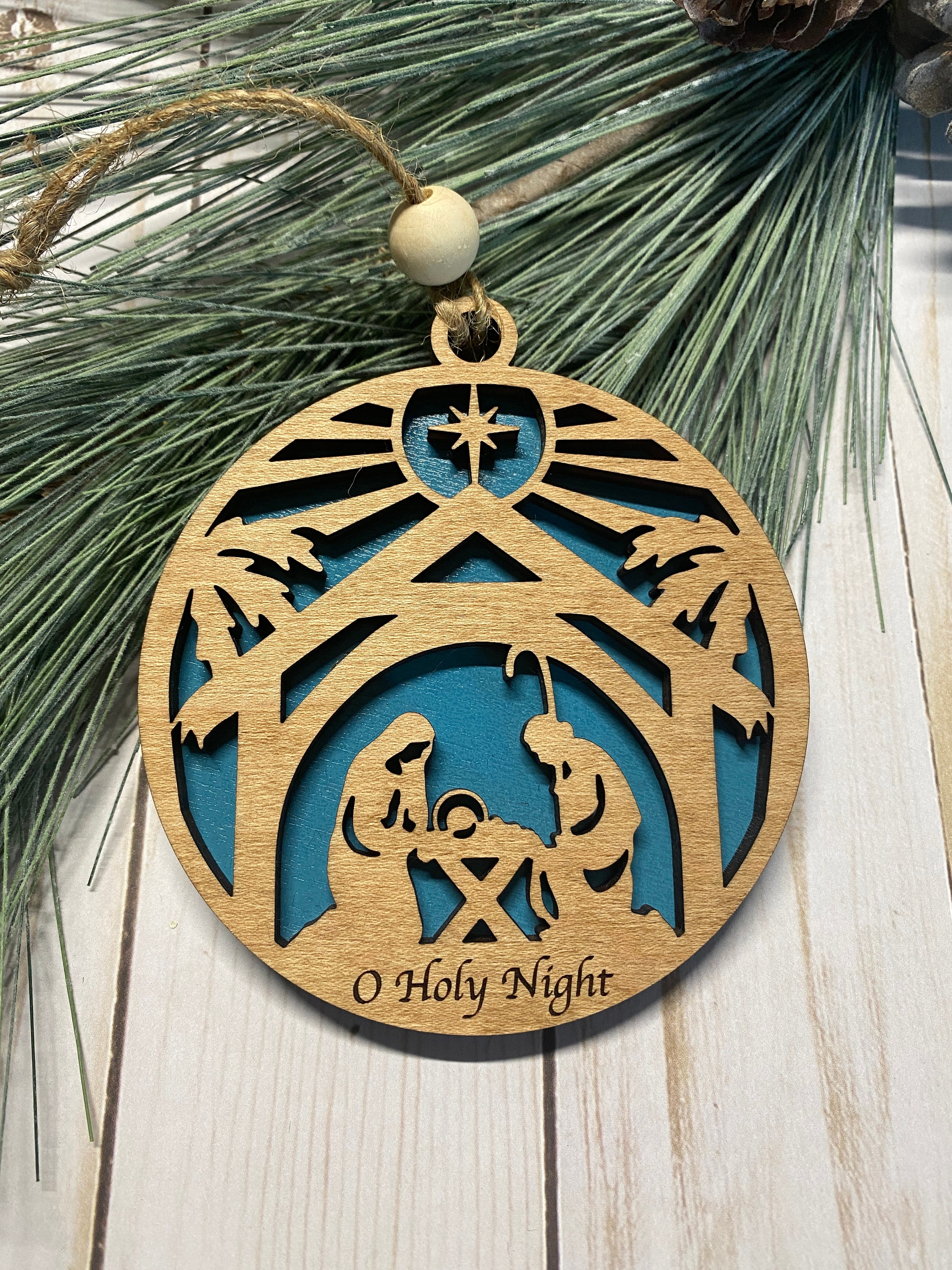 Christmas Nativity Ornament - Etsy