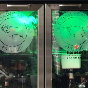 Personalised Beer Fridge / Window / Bar / Shop Window Decals - Etsy UK