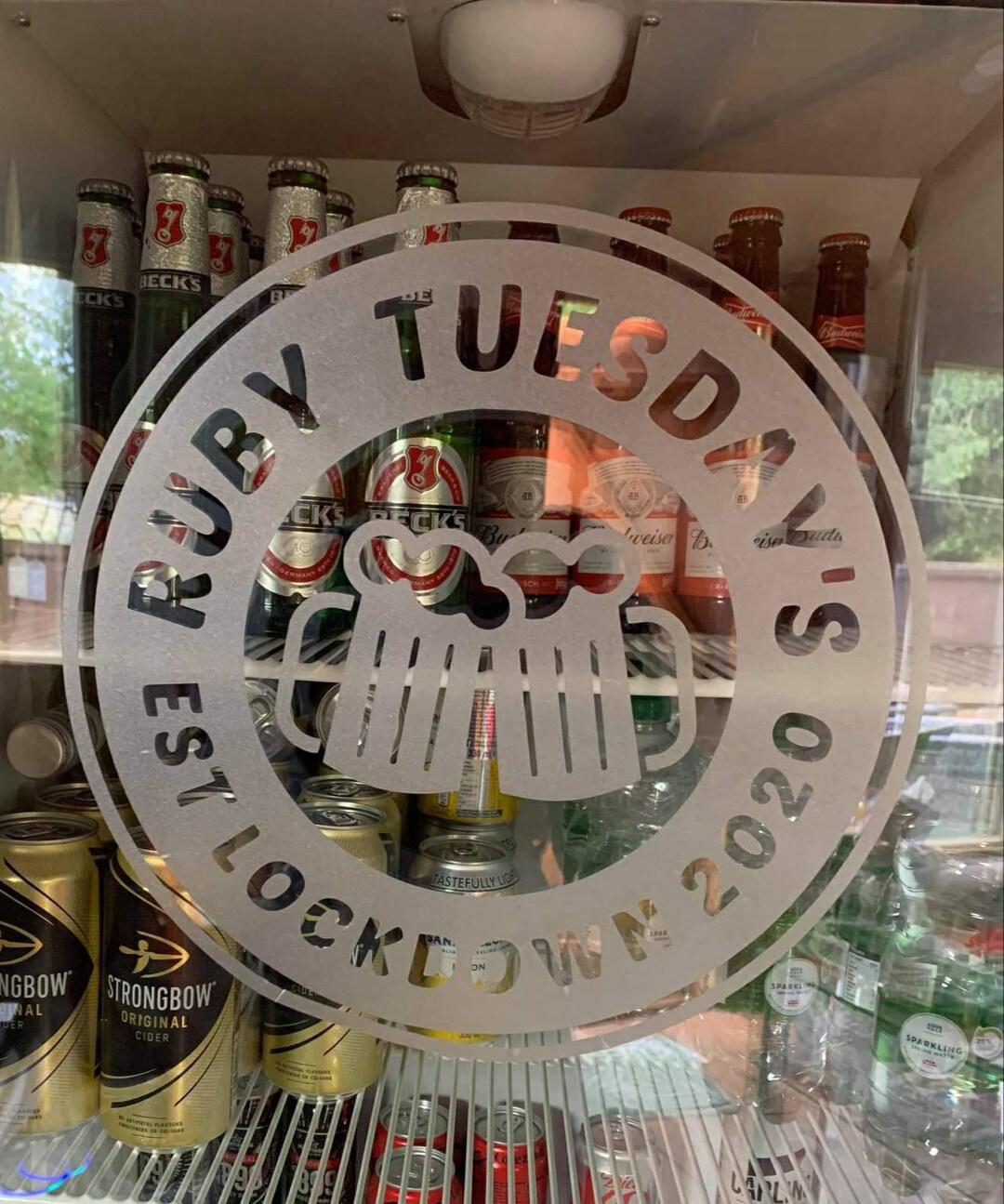 Personalised Beer Fridge / Window / Bar / Shop Window Decals - Etsy UK