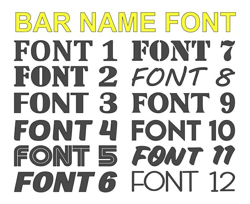 Personalised Beer Fridge / Window / Bar / Shop Window Decals - Etsy UK