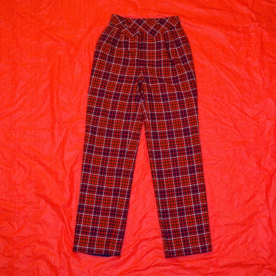 80s plaid pants - Gem