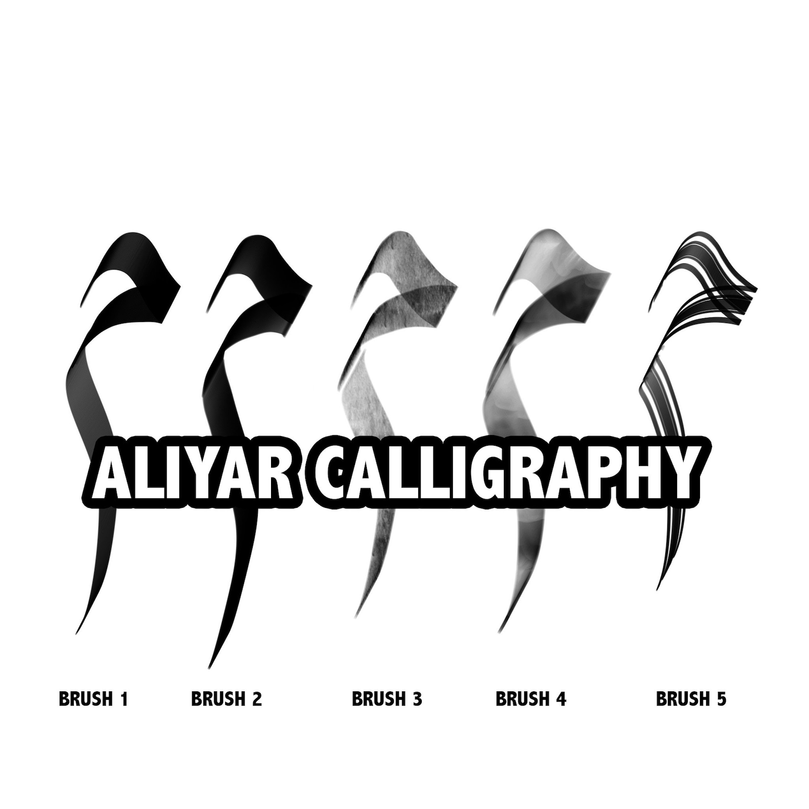 Arabic Calligraphy Procreate Brush Thuluth Script - Etsy