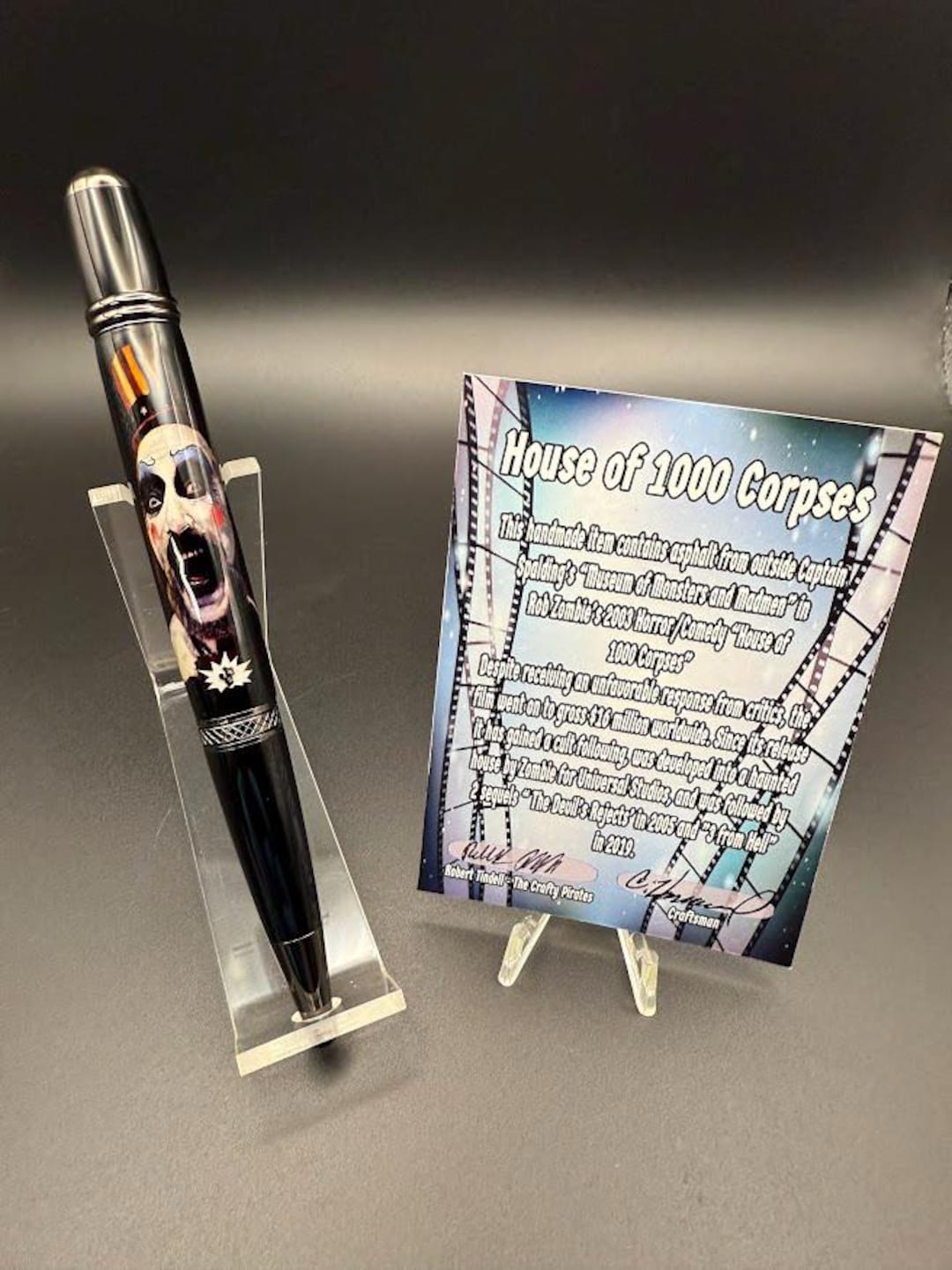 Handmade Captain Spalding Twist Ball Point Pen From the Movie "house of ...