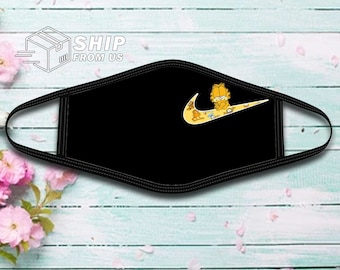 Garfield Face Mask | Etsy