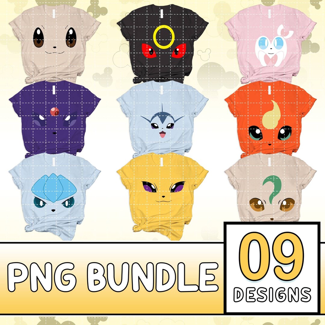 Pokemon Costume Png Eevee Evolution Costume Halloween Png - Etsy