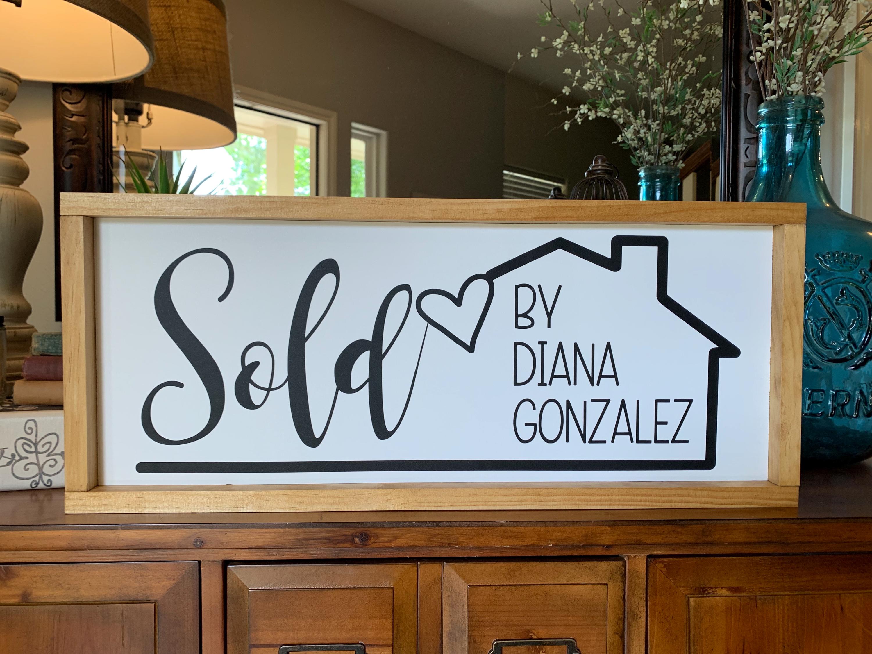 Realtor Gift, Realtor Sign, Realtor Closing Sign, Real Estate Closing ...