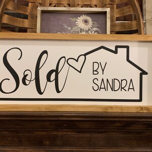 Realtor Gift, Realtor Sign, Realtor Closing Sign, Real Estate Closing ...