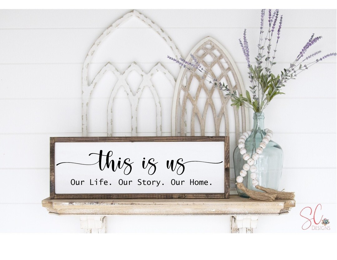 This is Us Family Wall Art Signs for the Home Living Room Sign ...
