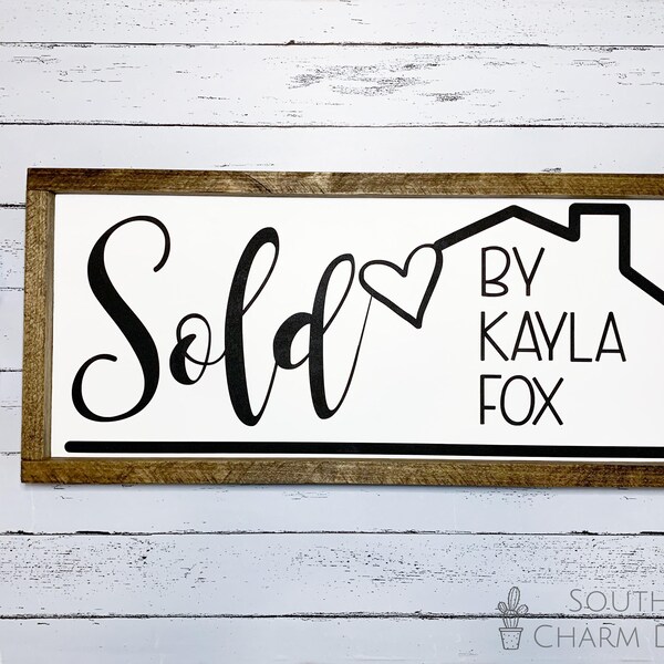 Realtor Closing Sign - Etsy