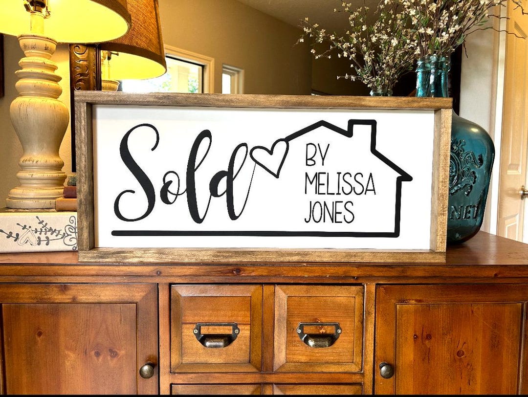 Realtor Gift, Realtor Sign, Realtor Closing Sign, Real Estate Closing ...