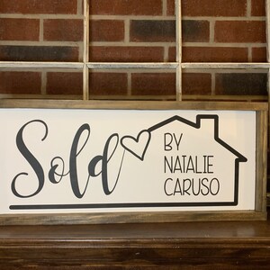 Realtor Gift, Realtor Sign, Realtor Closing Sign, Real Estate Closing ...
