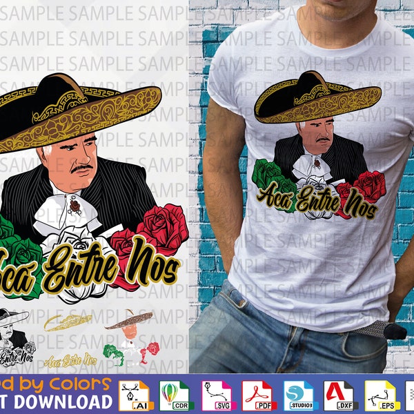 Vicente Fernandez Svg - Etsy