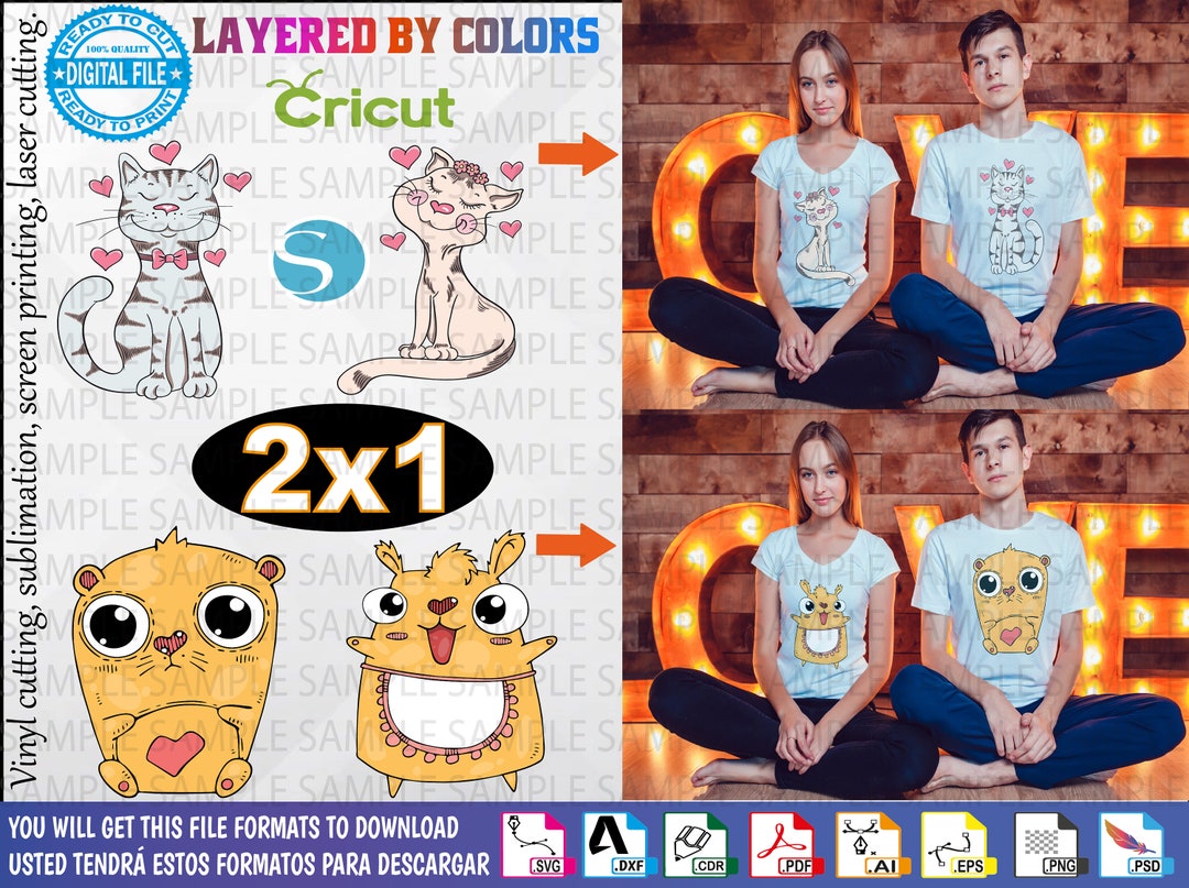 Couple Svg V2 - Couple Match Svg - Couple Matching Svg - Wedding Svg ...