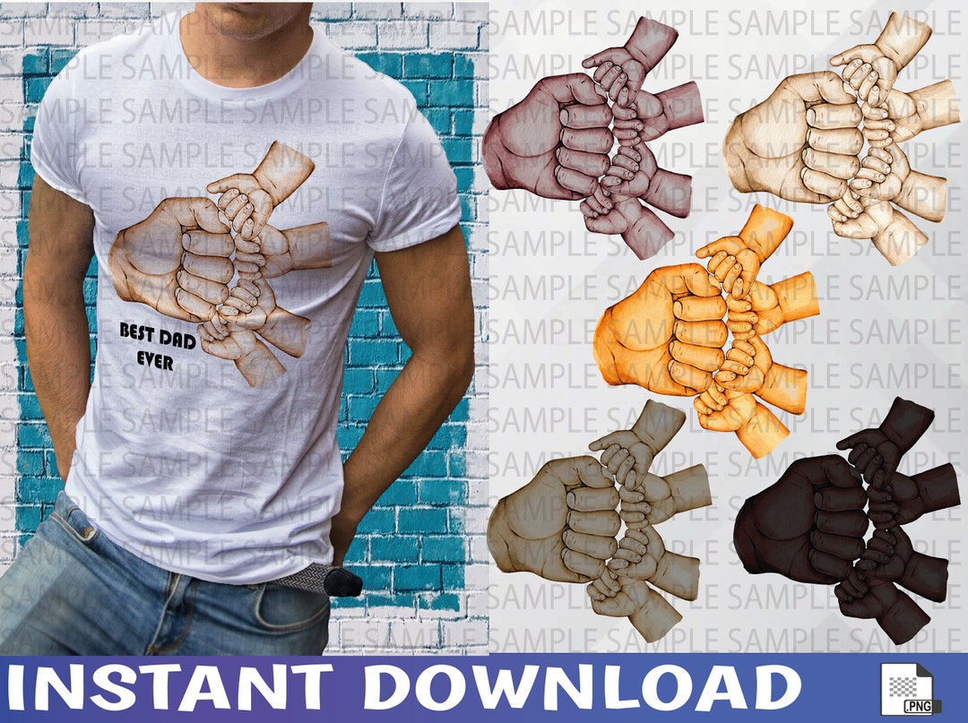 Fist Bumps - Father's Day 4 Kids Bundle - Dad and Son / Dad and ...