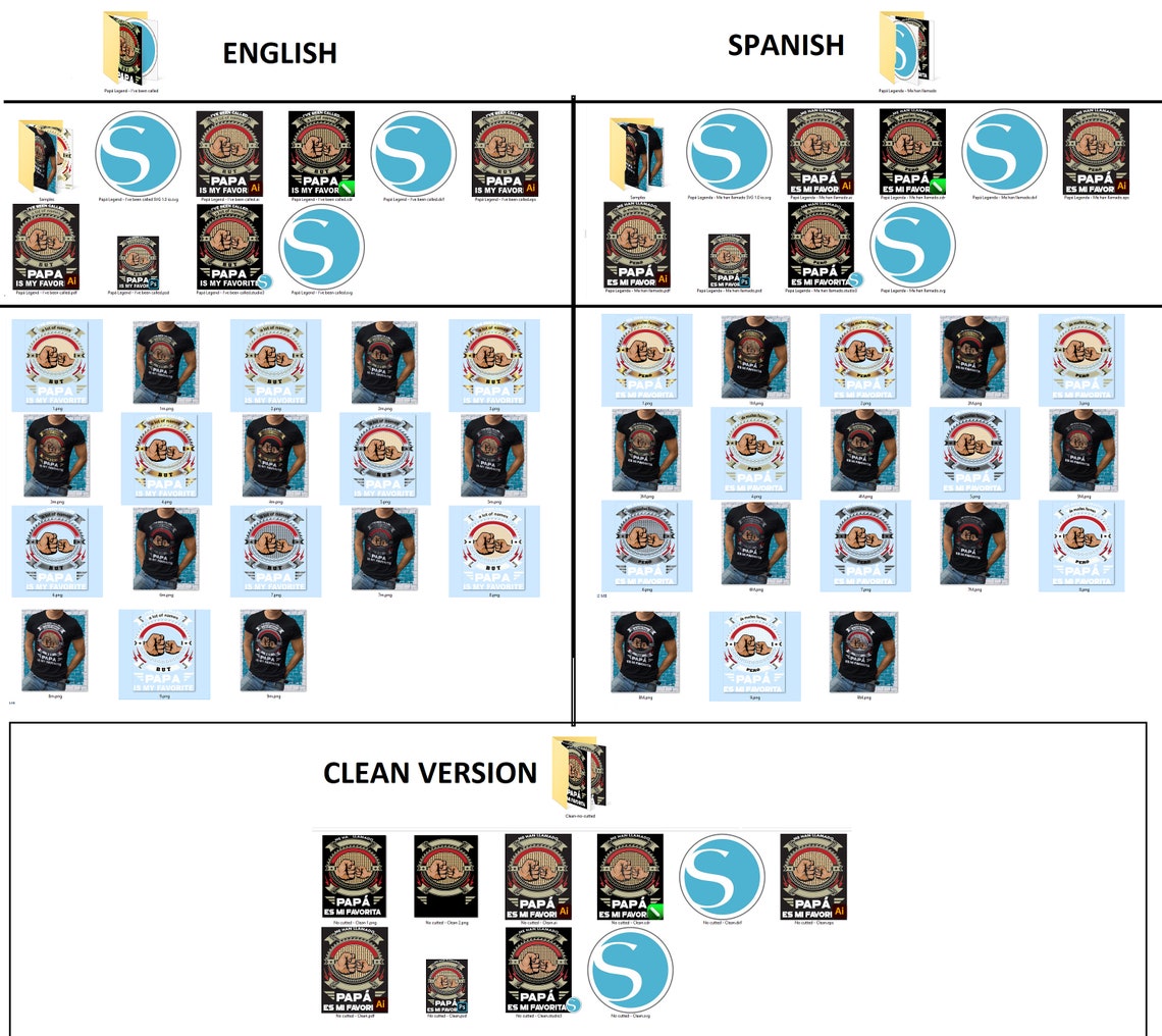 Fist Bumps English and Spanish Version Dad and Son / Dad - Etsy