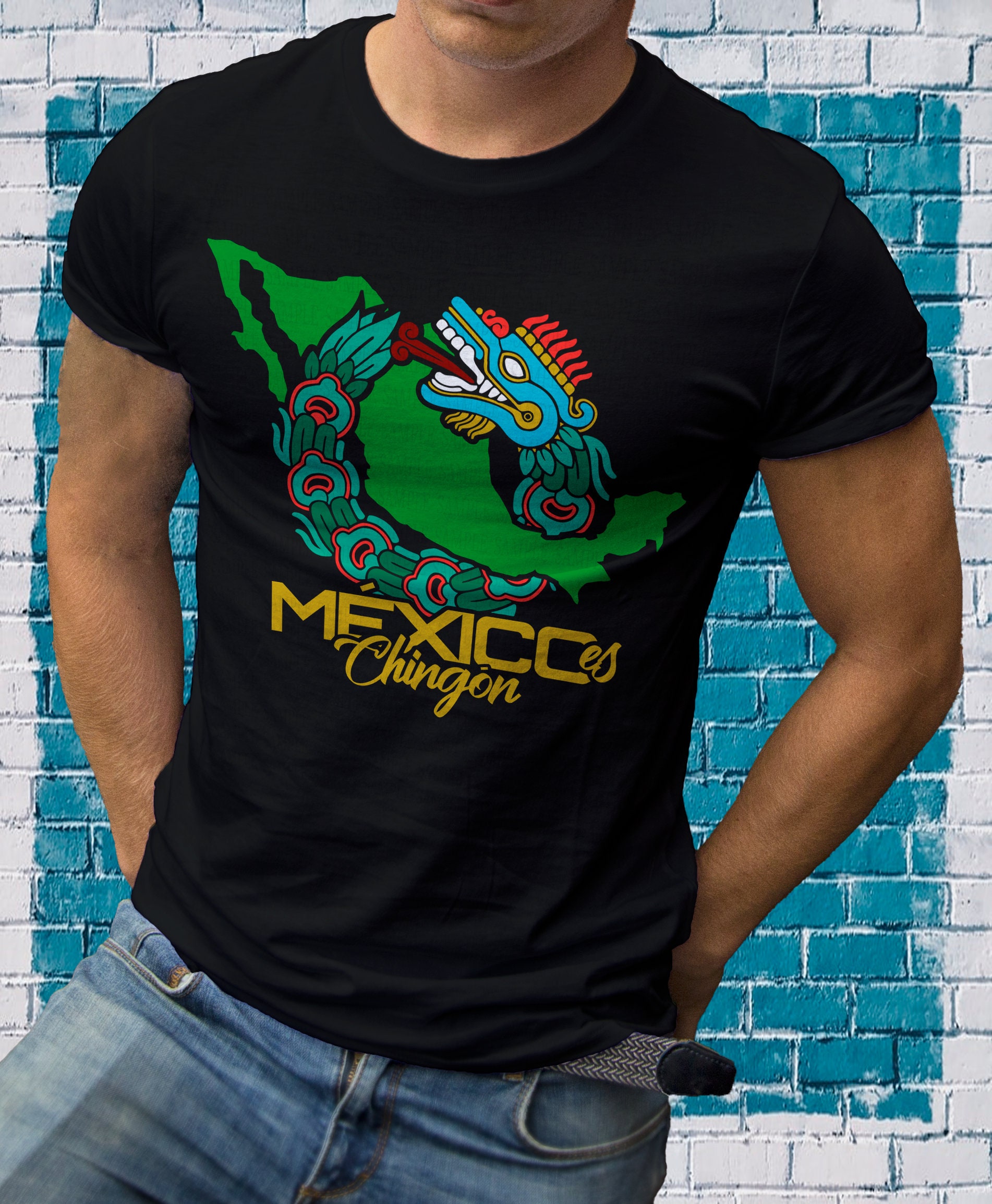 Mexican Quetzalcoatl svg México Chingón I love Mexico - Etsy México