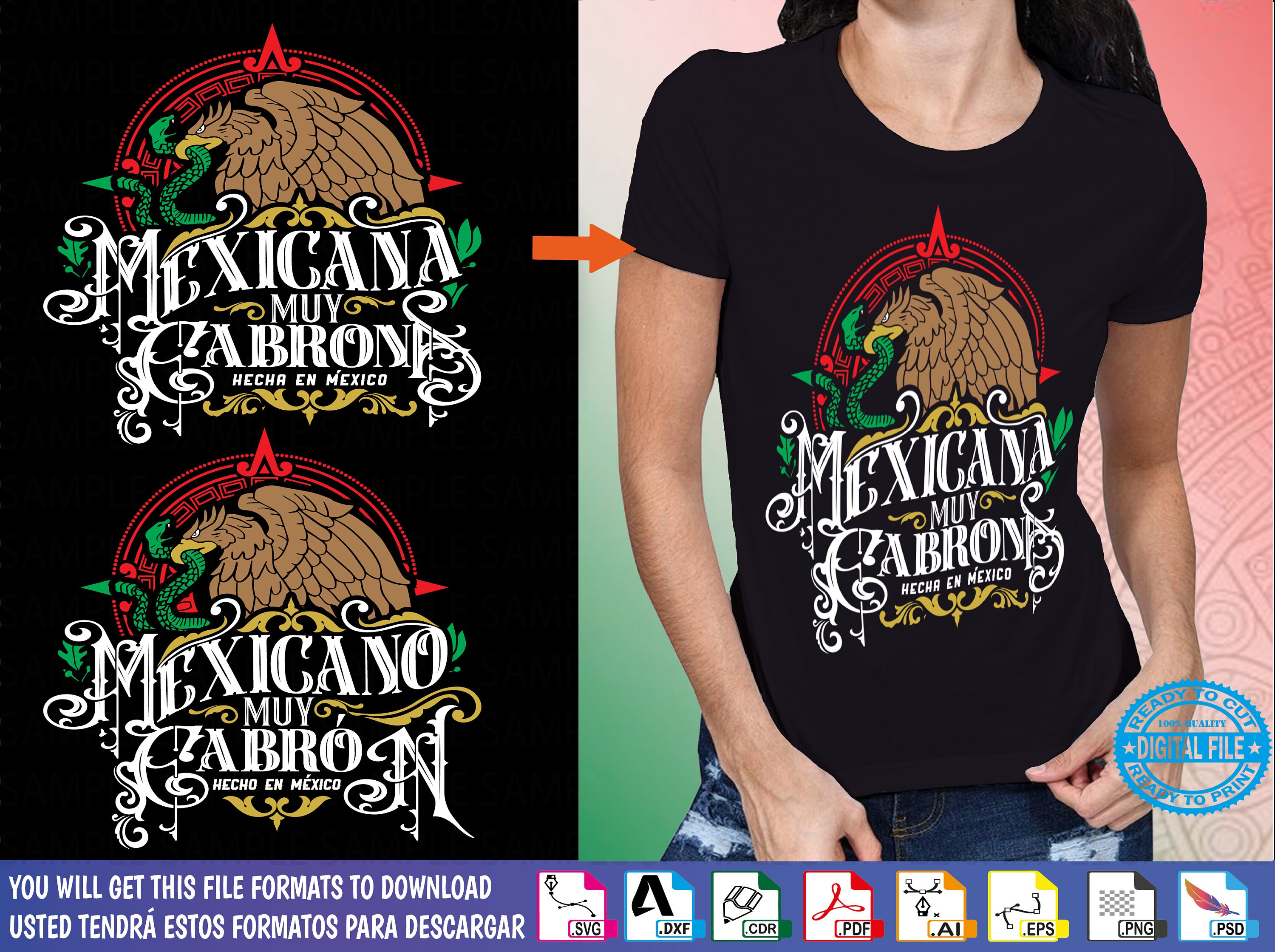 Mexican Chingón Svg Mexican Chingon Svg Méxicano Muy | Etsy Canada