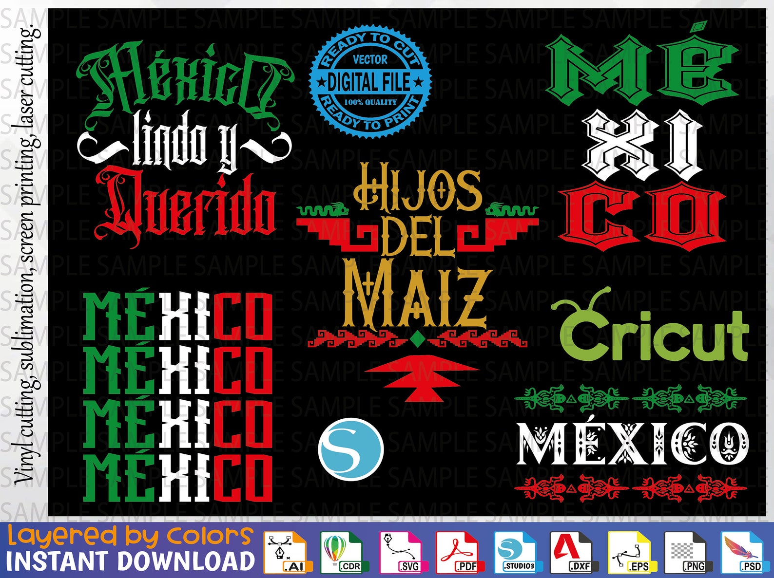 México Chingón svg México v6 Amor a la mexicana Mexican - Etsy España