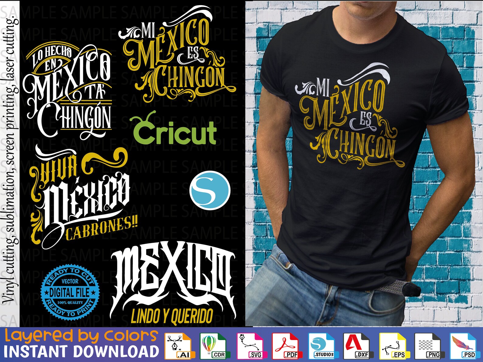 Mexican Chingón Svg Mexican Chingon Svg Mexicano Chingón - Etsy