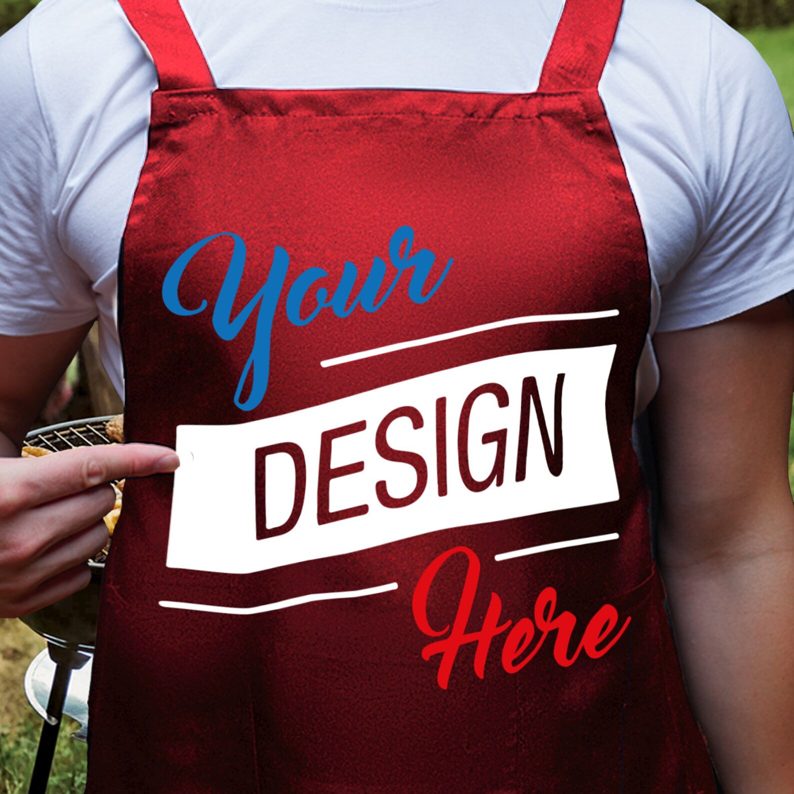 Realistic Apron Mockup Apron Color and Background Editable | Etsy