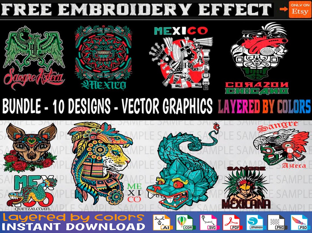 México Chingón Svg - Aztec - Jaguar Warrior Svg - Quetzalcoatl- Mexican ...