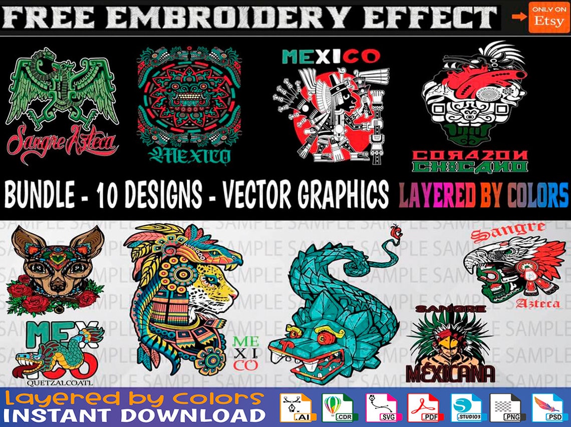 México Chingón svg Aztec Jaguar Warrior Svg - Etsy México