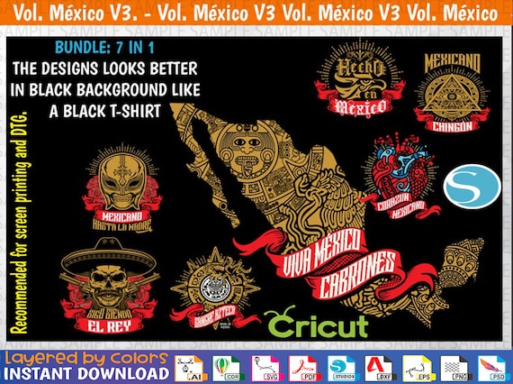 Mexican Chingón Svg 7 En 1 Mexican Chingon Svg Viva Mexico - Etsy