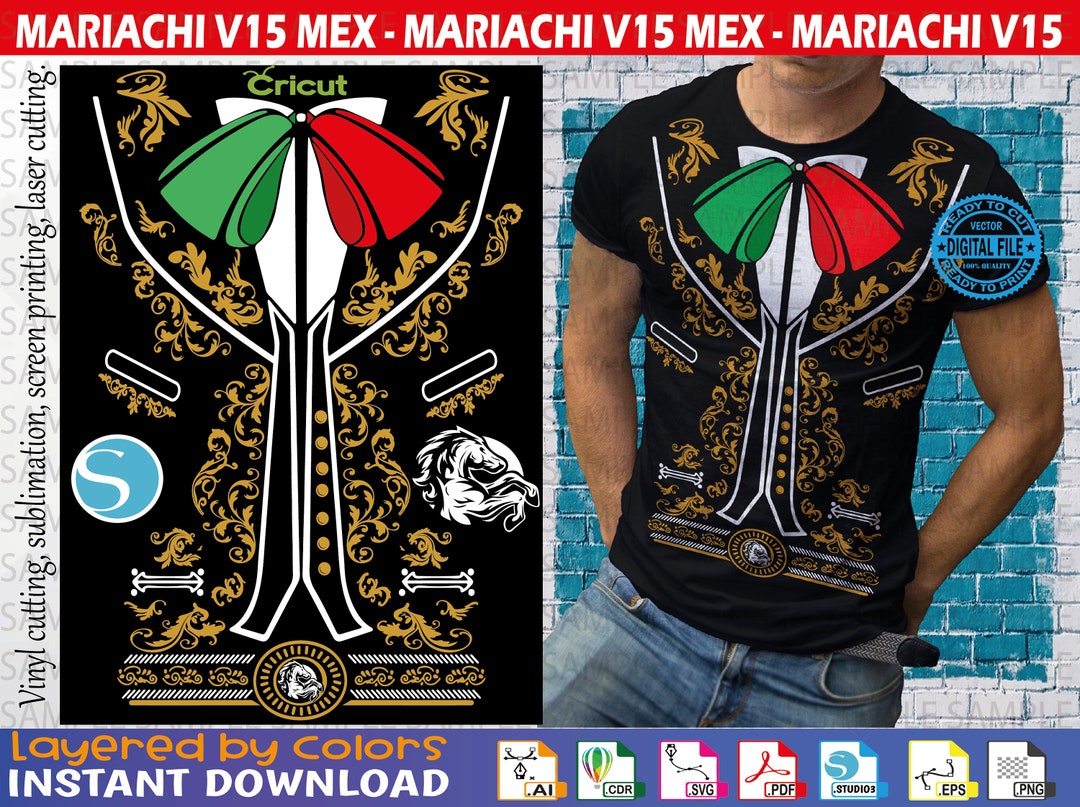 Mariachi Svg V15 MEX - Mariachi Vector - Mariachi Editable - Cut File ...