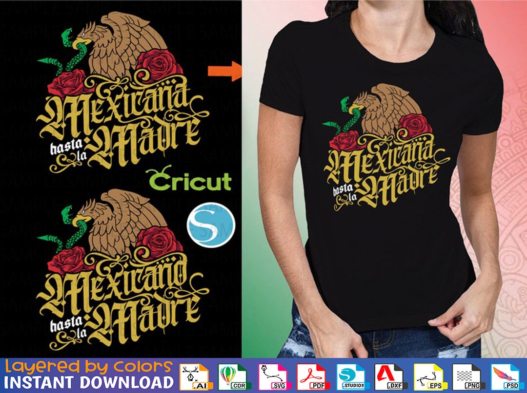 Mexican Chingón Svg 2 in 1 Mexicana Hasta La Madre Mexicano Hasta La ...