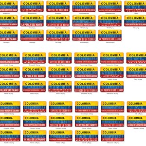 Bundle 17 Plates of Colombia Version 3 - Car Plates - Car Plates ...