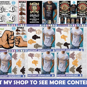 Fist Bumps Svg Layered and 100% editable Dad and son / Dad and daughter ...