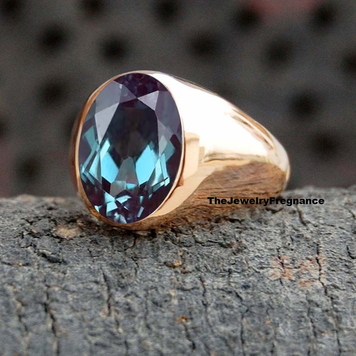 Alexandrite Men's Ring 925 Sterling Silver Personalized - Etsy