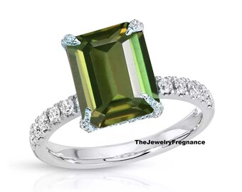 Emerald Cut Zultanite Ring - Etsy