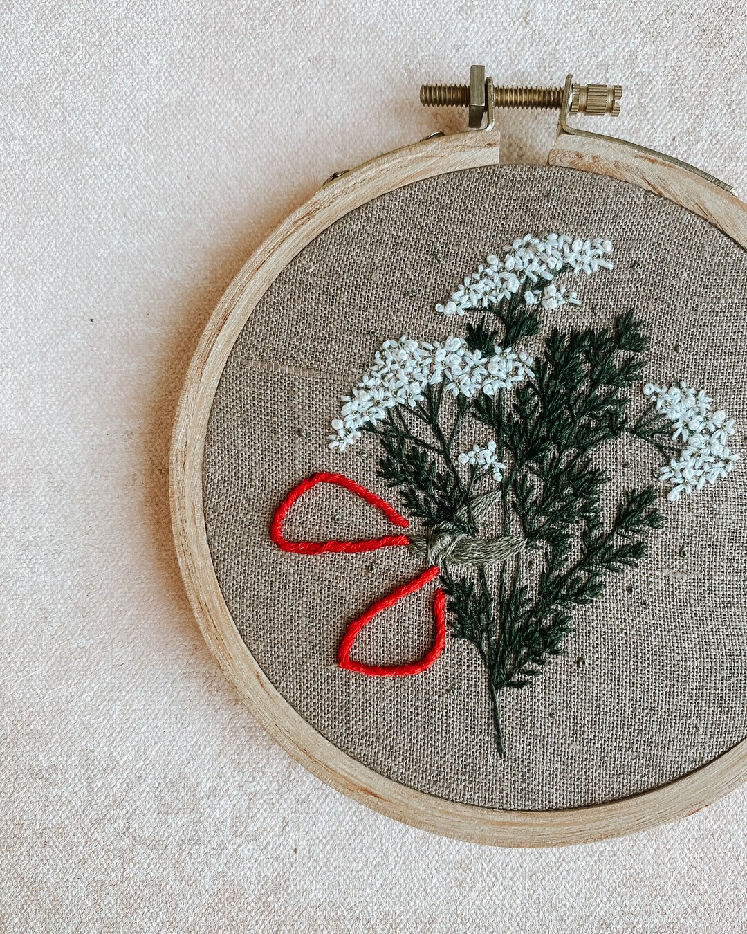 Embroidery Kit: Yarrow Harvest - Etsy