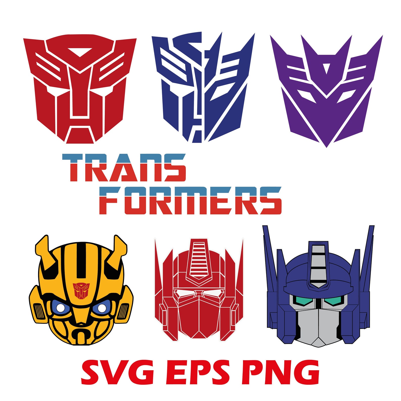 Transformers Svg Optimus Prime Transformers Logo Autobot | Etsy