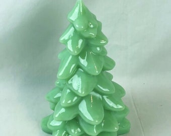 Mosser Glass 5.5" Jadeite Christmas Tree - Etsy