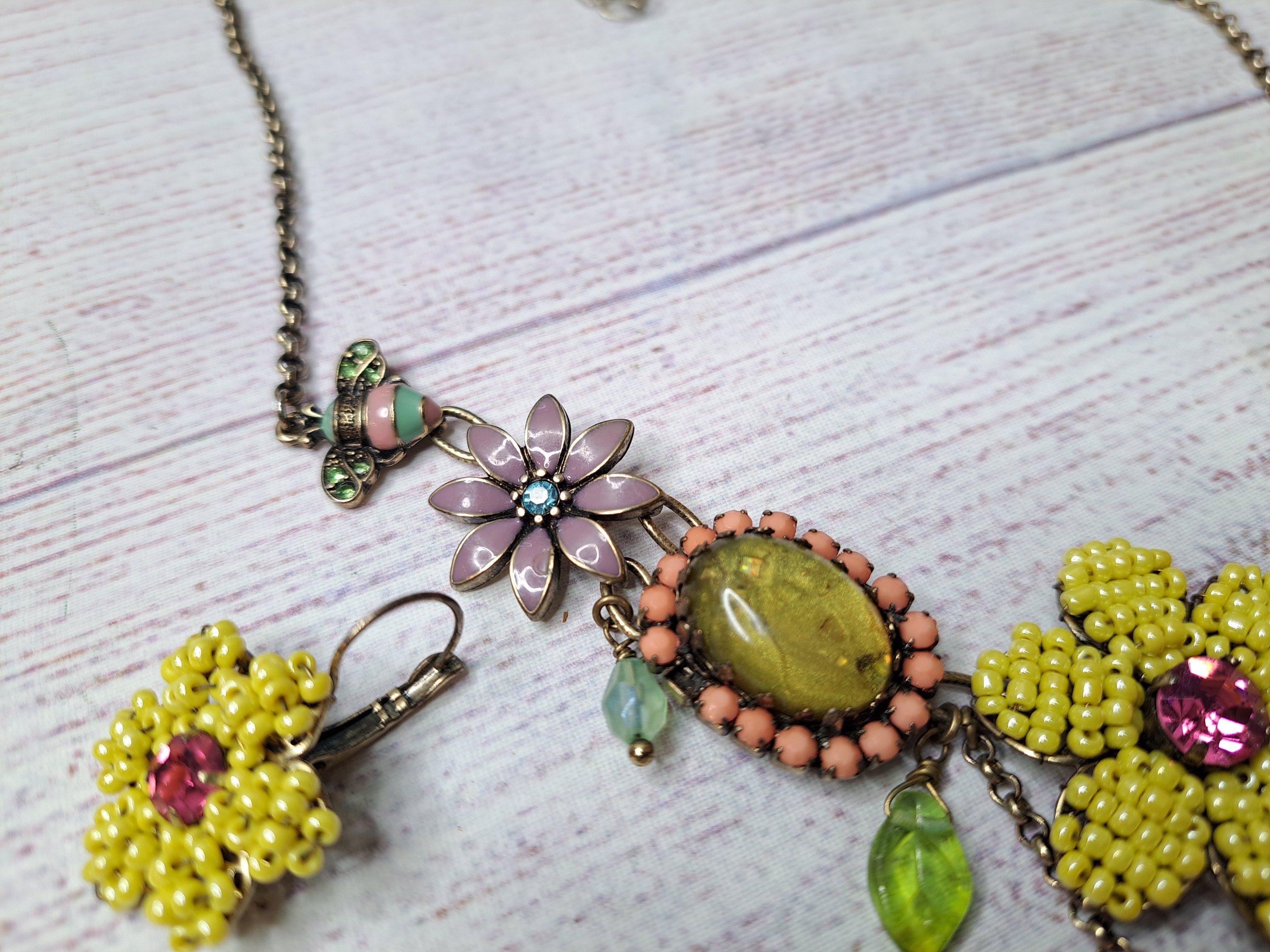 Vintage 2000s Bohm Whimsical Spring Delight Statement Jewelry Set 3 ...