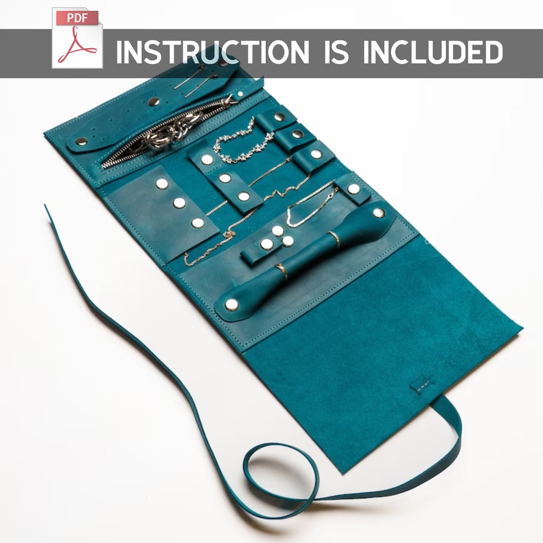 Leather Jewelry Roll Pattern, Leather Jewelry Roll Case Pattern ...