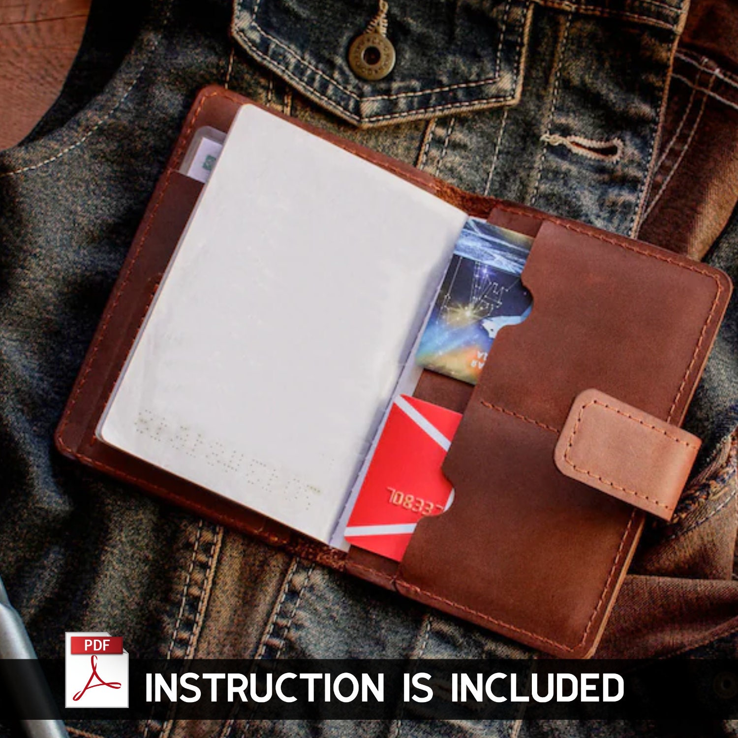 Leather Passport Cover Pdf Leather Passport Cover Pattern - Etsy