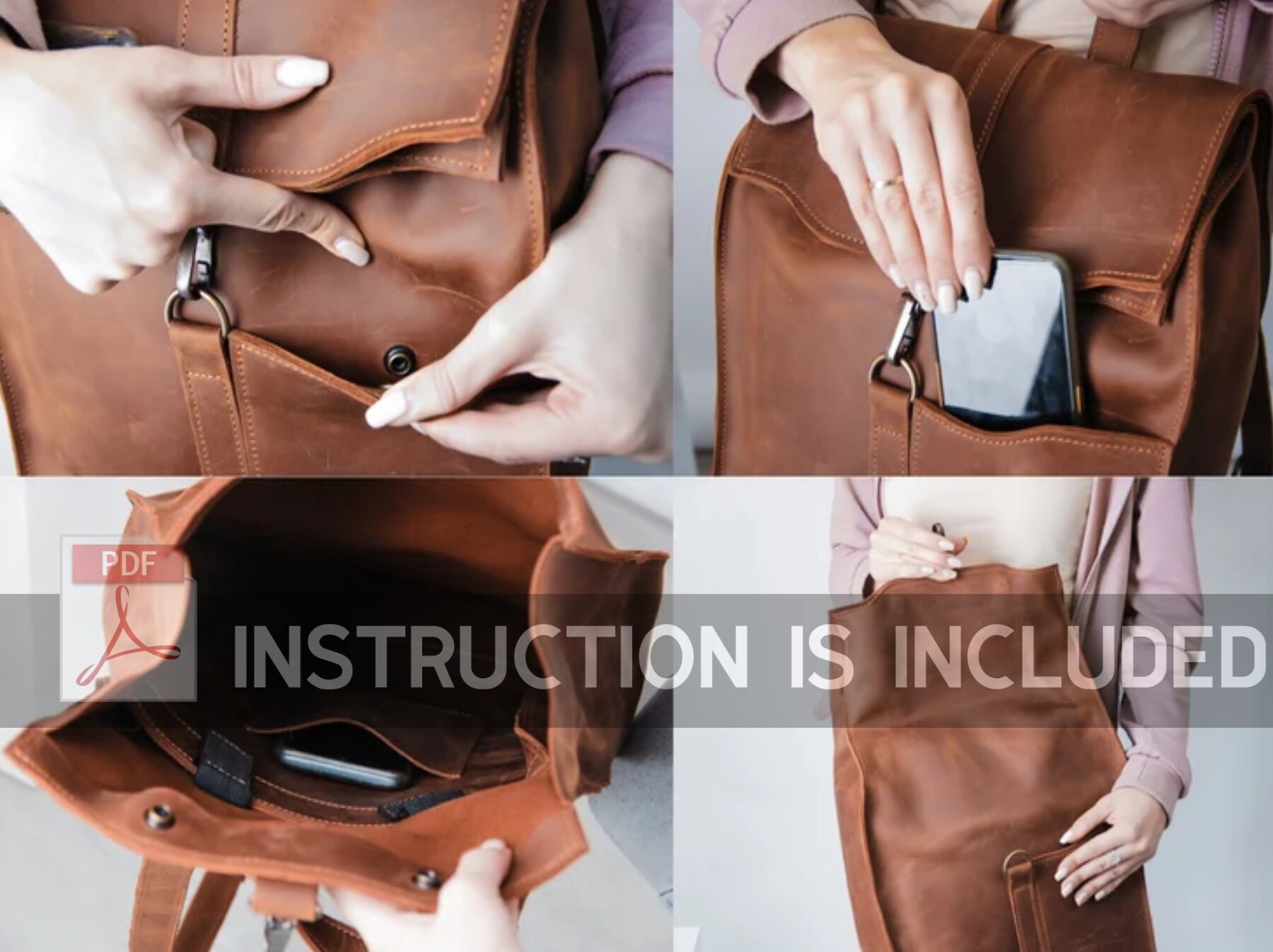 Leather Backpack Pattern Pdf at Jason Rocha blog