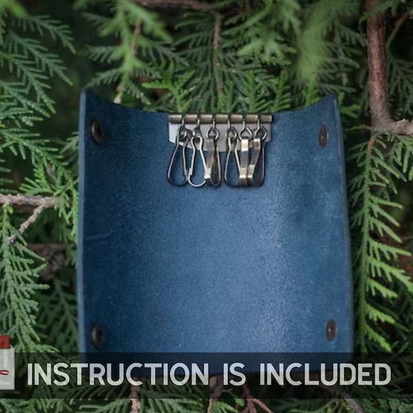 Leather Key Case - Etsy