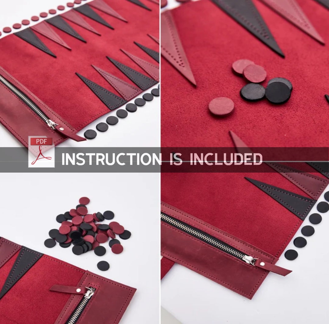 Leather Backgammon Pdf, Leather Backgammon Pattern, Leather Backgammon ...