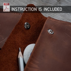 Artist Roll Pattern, Leather Pencil Case Pattern, Leather Pencil Case ...