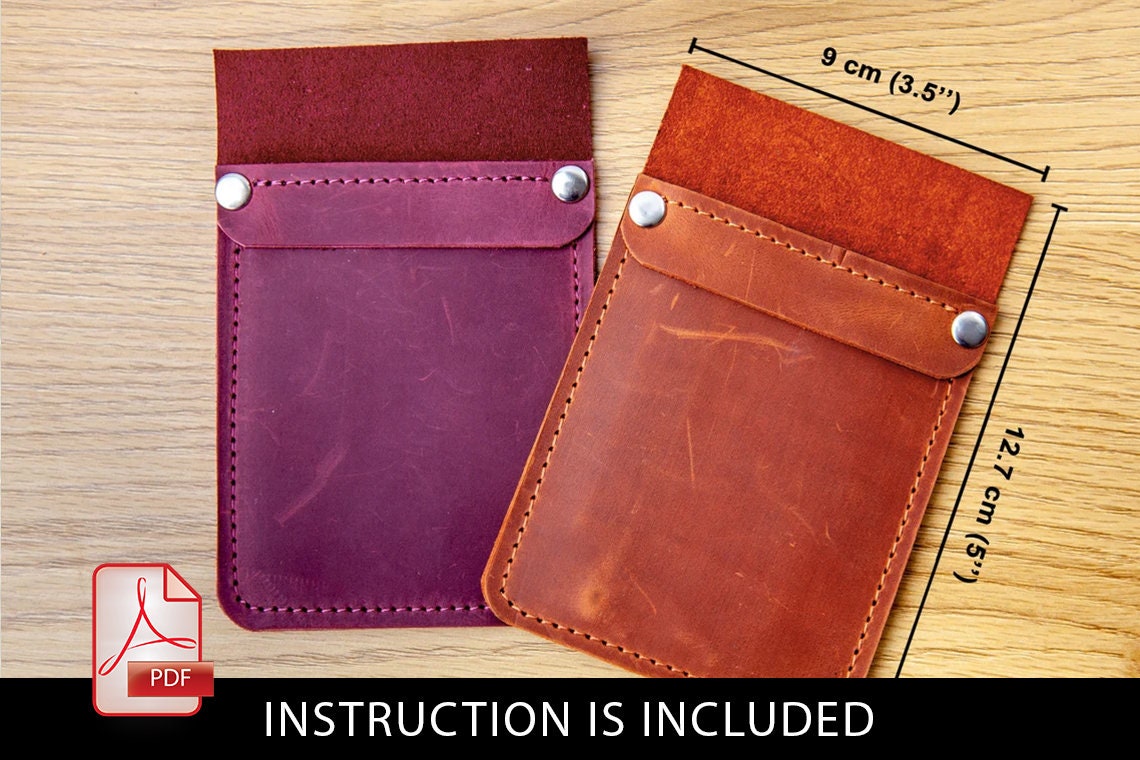 Pocket Protector Pattern,leather Diy,pdf Download,pdf Pocket Protector ...