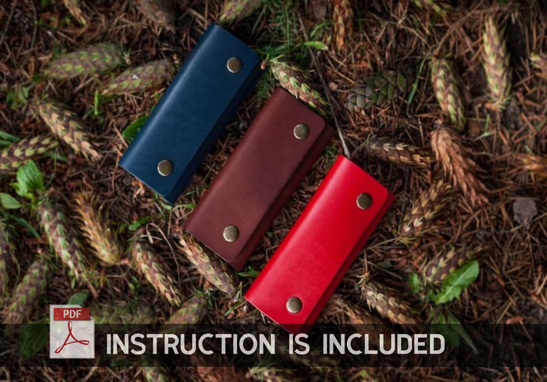 Leather Key Organizer Pdf, Leather Key Organizer Pattern, Leather Key ...